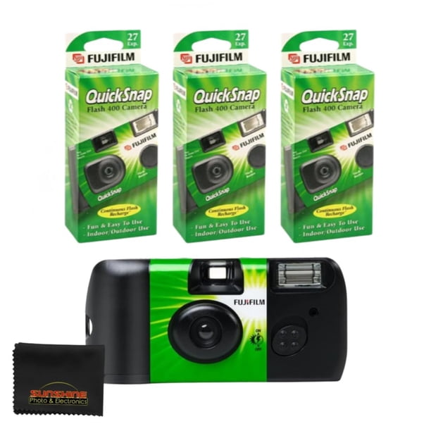 Cámara desechable Fujifilm QuickSnap Flash 400 (paquete de 3) | Lider