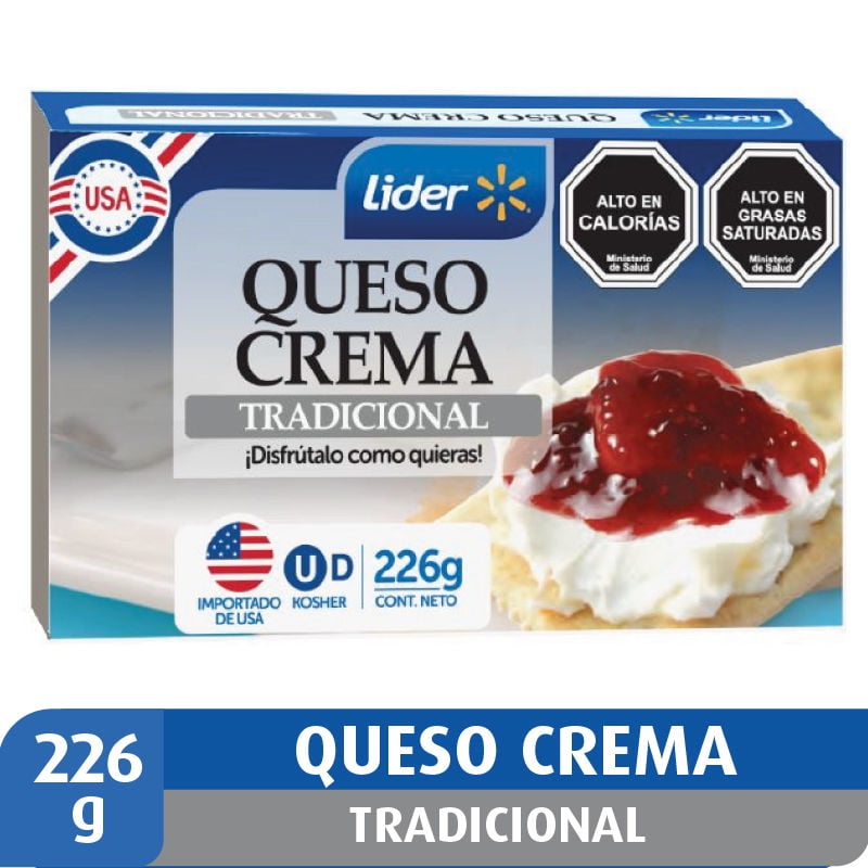 Queso Crema Untable, 226 g | Lider