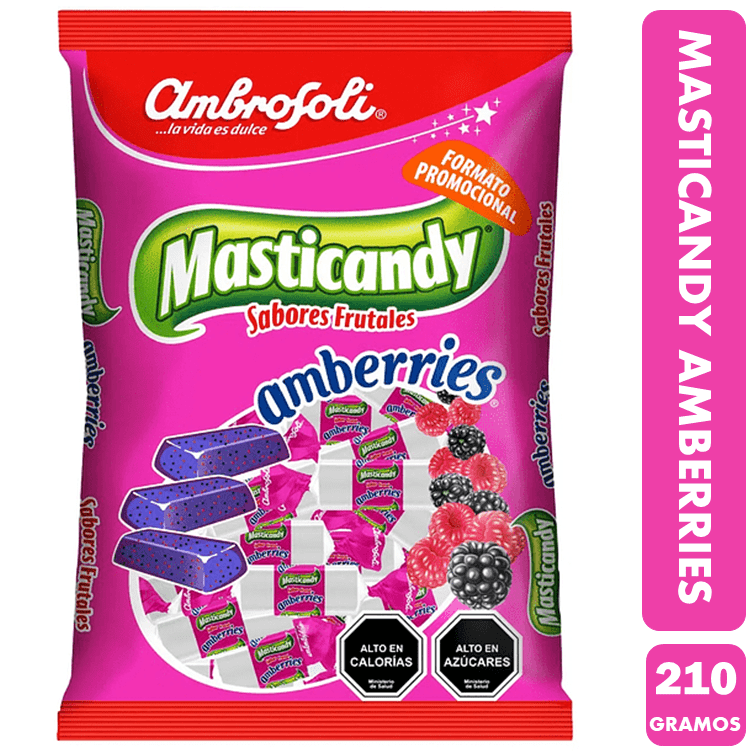 Masticandy Versión Amberries Marca Ambrosoli(Bolsa Con210Gr) | Lider