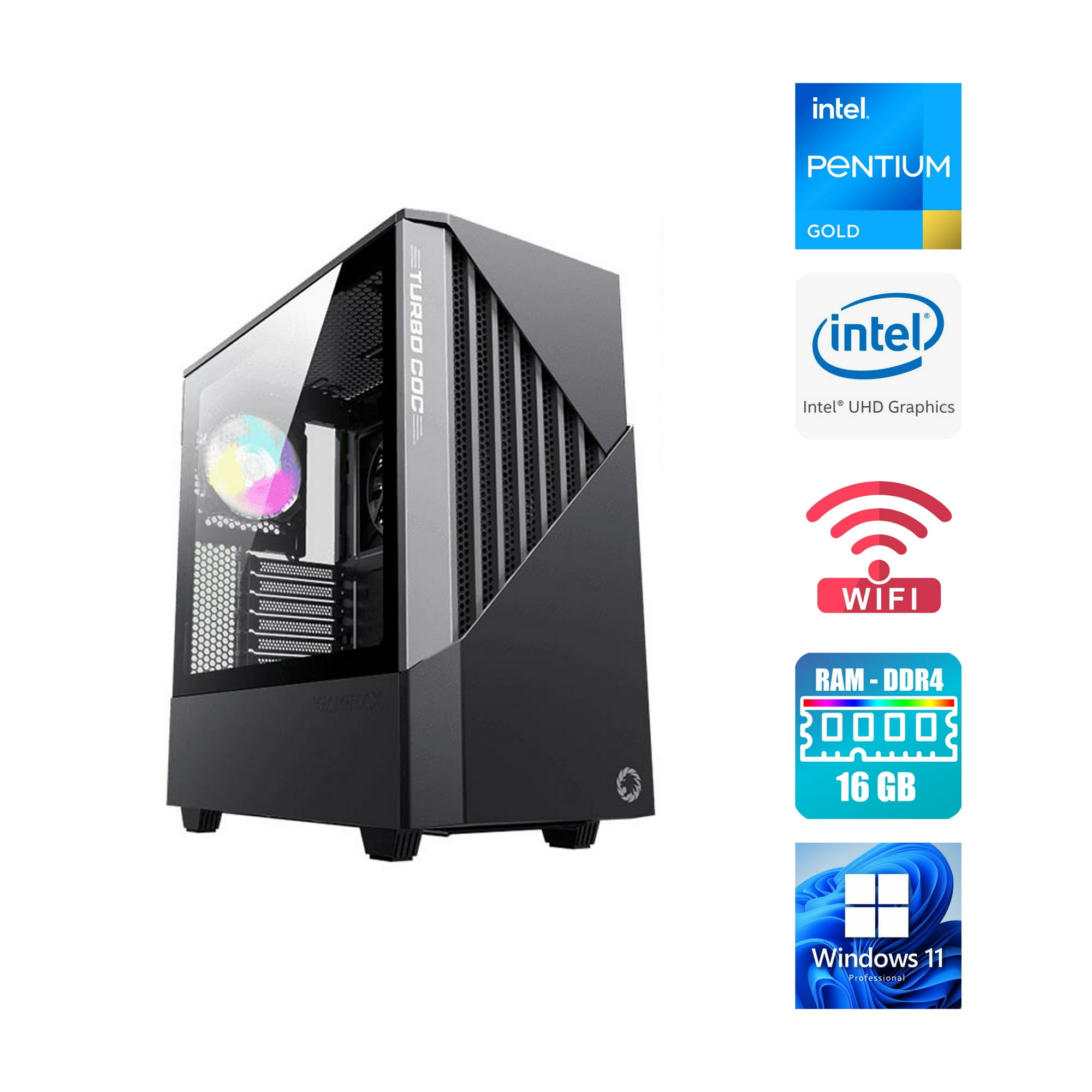 PC Gamer Intel Pentium Gold G6400 - Gráficos Integrados - 16 GB RAM ...