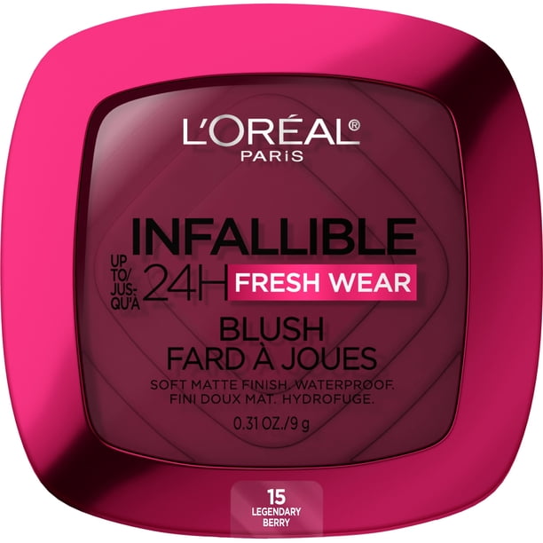 Colorete L'Oreal Paris Infallible Fresh Wear Soft Matte Legendary Berry ...