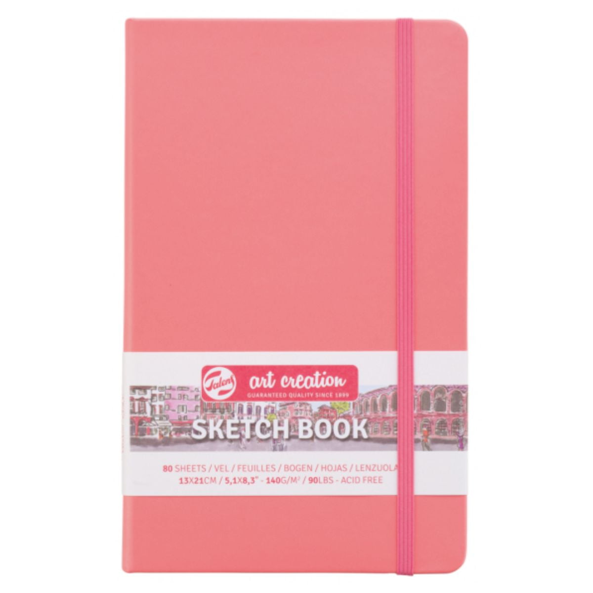 Libreta Art Creation Rojo Coral 13x21cm 140gr 80hjas. | Lider
