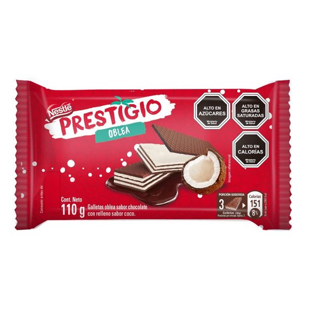Galleta Oblea Sabor Chocolate, 110 g | Lider