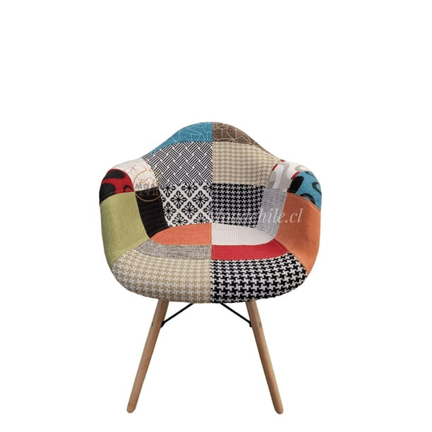 Butaca Eames Patchwork Naranja | Lider