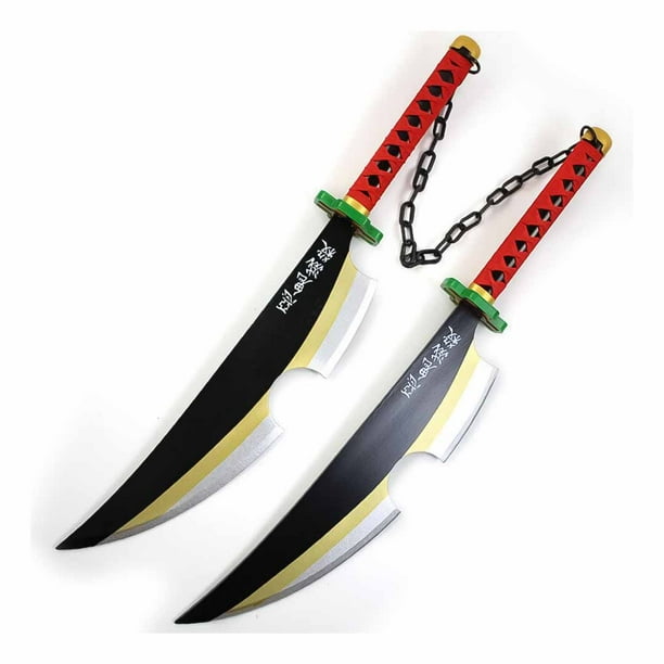 2 Espadas Tengen Uzui Cosplay Kimetsu no Yaiba | Lider