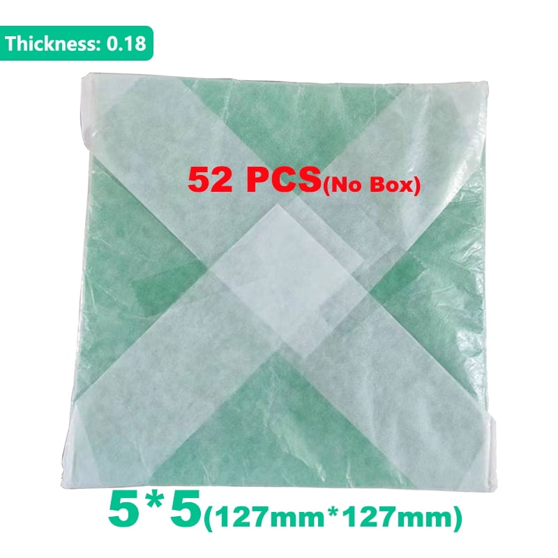 36/52Pcs Dental Rubber Dam Natural Latex Rubber Barrier Dams Green Dark ...