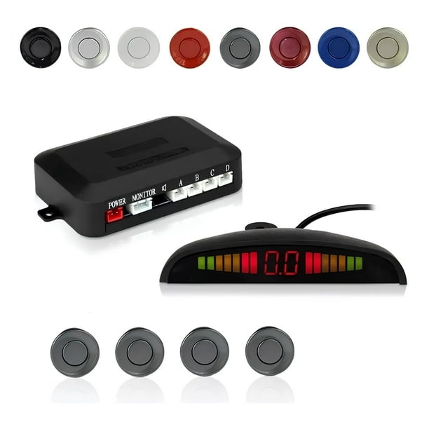 Sensor Retroceso Para Auto Display Kit Completo 1613527 | Lider