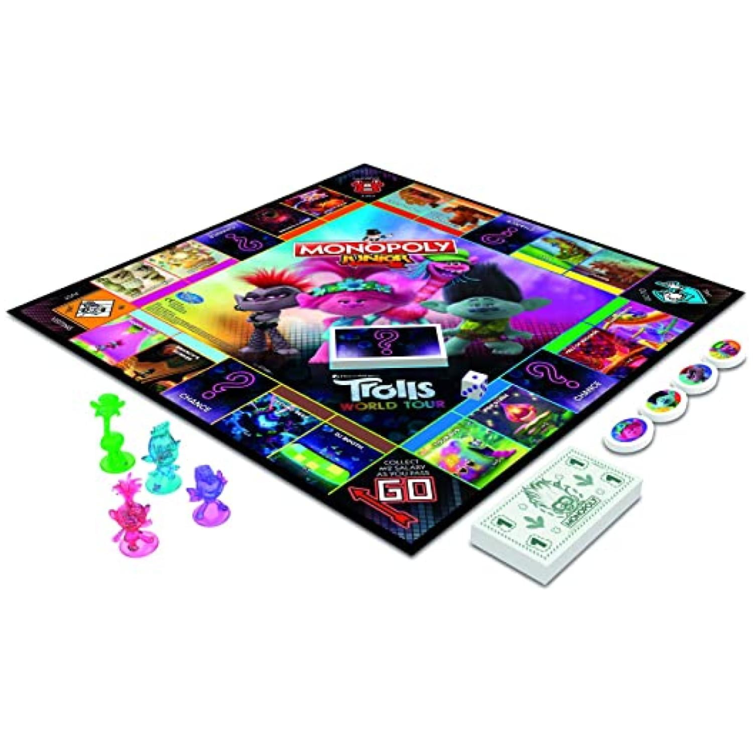 Juguete Monopolio Junior Trolls World Tour Monopoly Hasbro | Lider