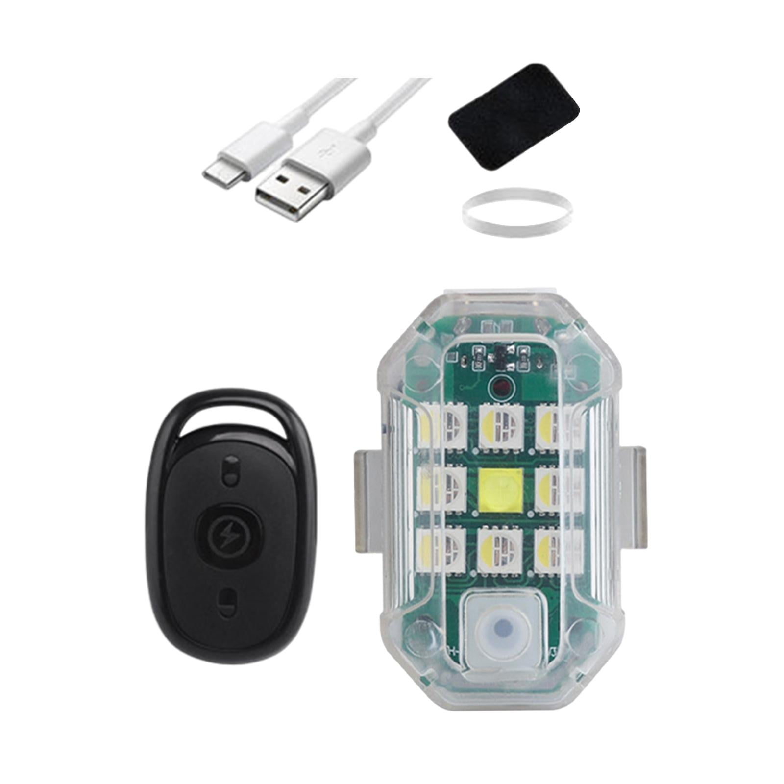 Luces Strobe LED Ajustables Luz Anticolisión para Vehículos Bicicletas ...