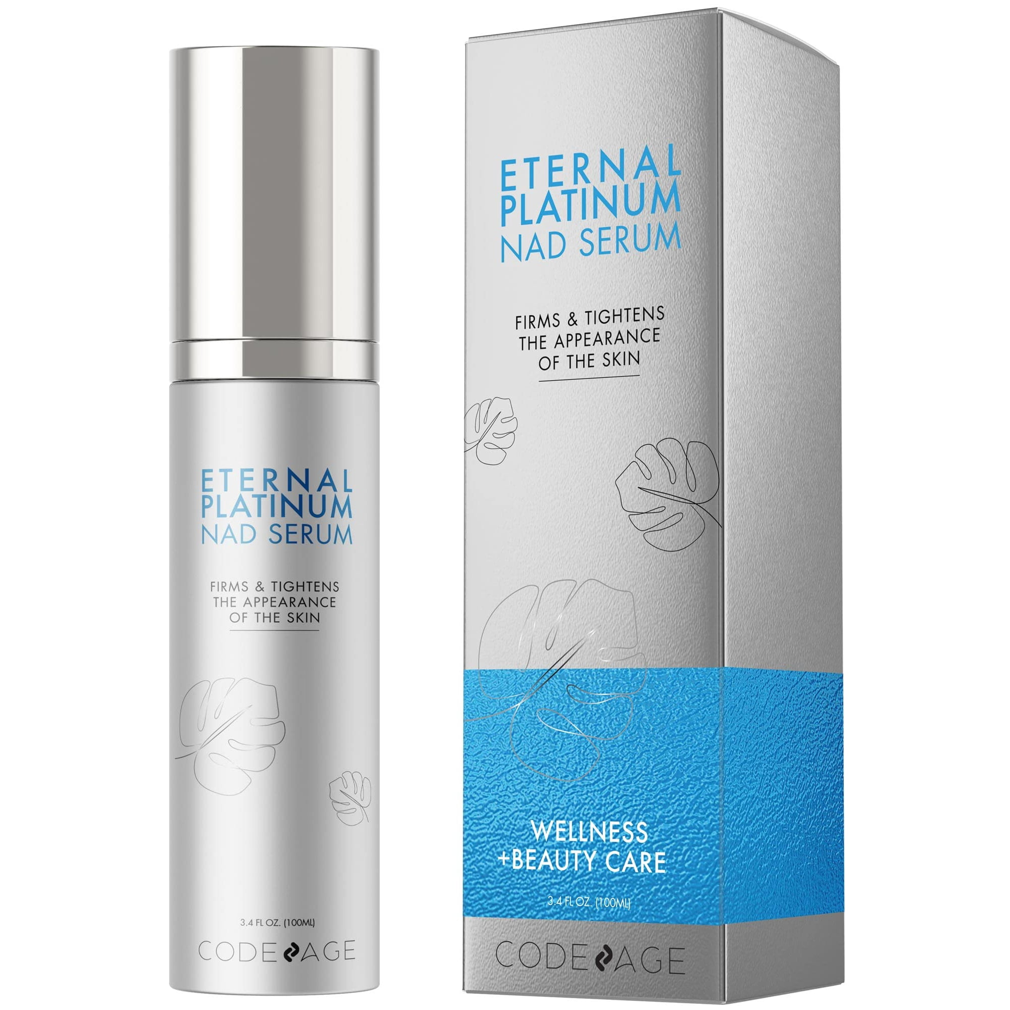 Suero Codeage Eternal Platinum NAD Resveratrol 100 ml | Lider