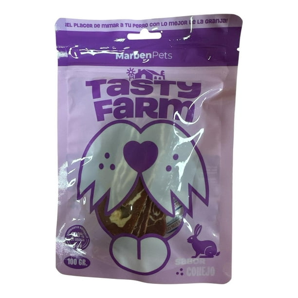 Snack Premium Seco Tasty Farm Para Perros 100g - Pack 2 lila | Lider
