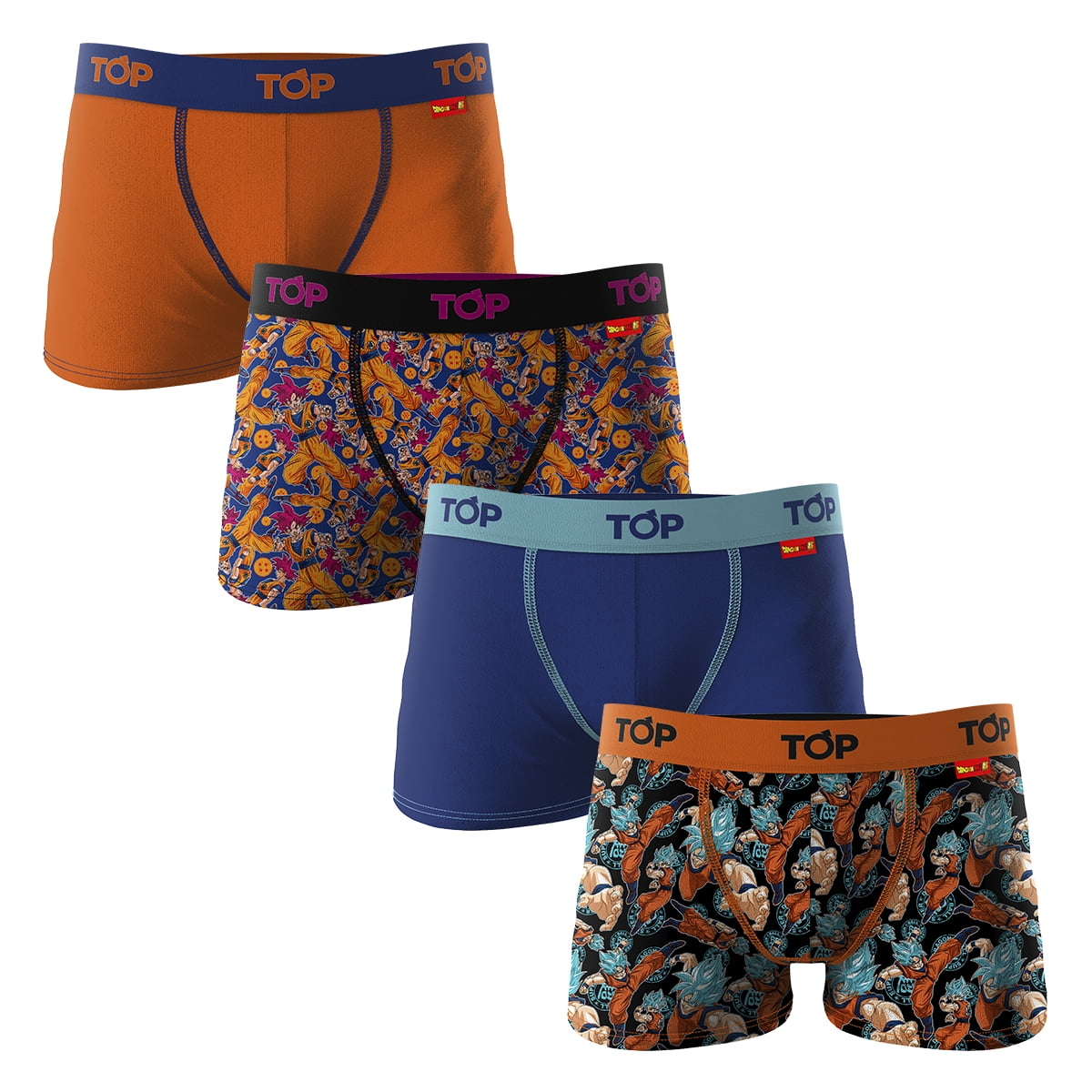 Bóxer Niño Algodón Dragon Ball Super Pack 4 C3 Talla 16 | Lider