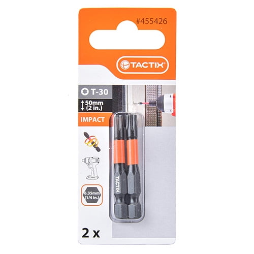 Display Puntas De Impacto Torx 2 Piezas T 30 X 50 Mm | Lider