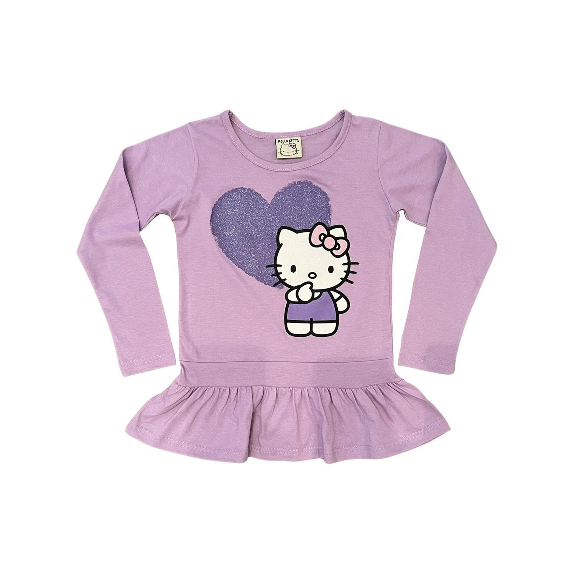 Polera Niña Hello Kitty violeta 6 | Lider