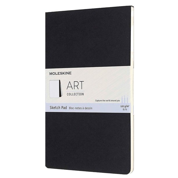 Art - Bloc dibujo - T. blanda - Large - Negro | Lider