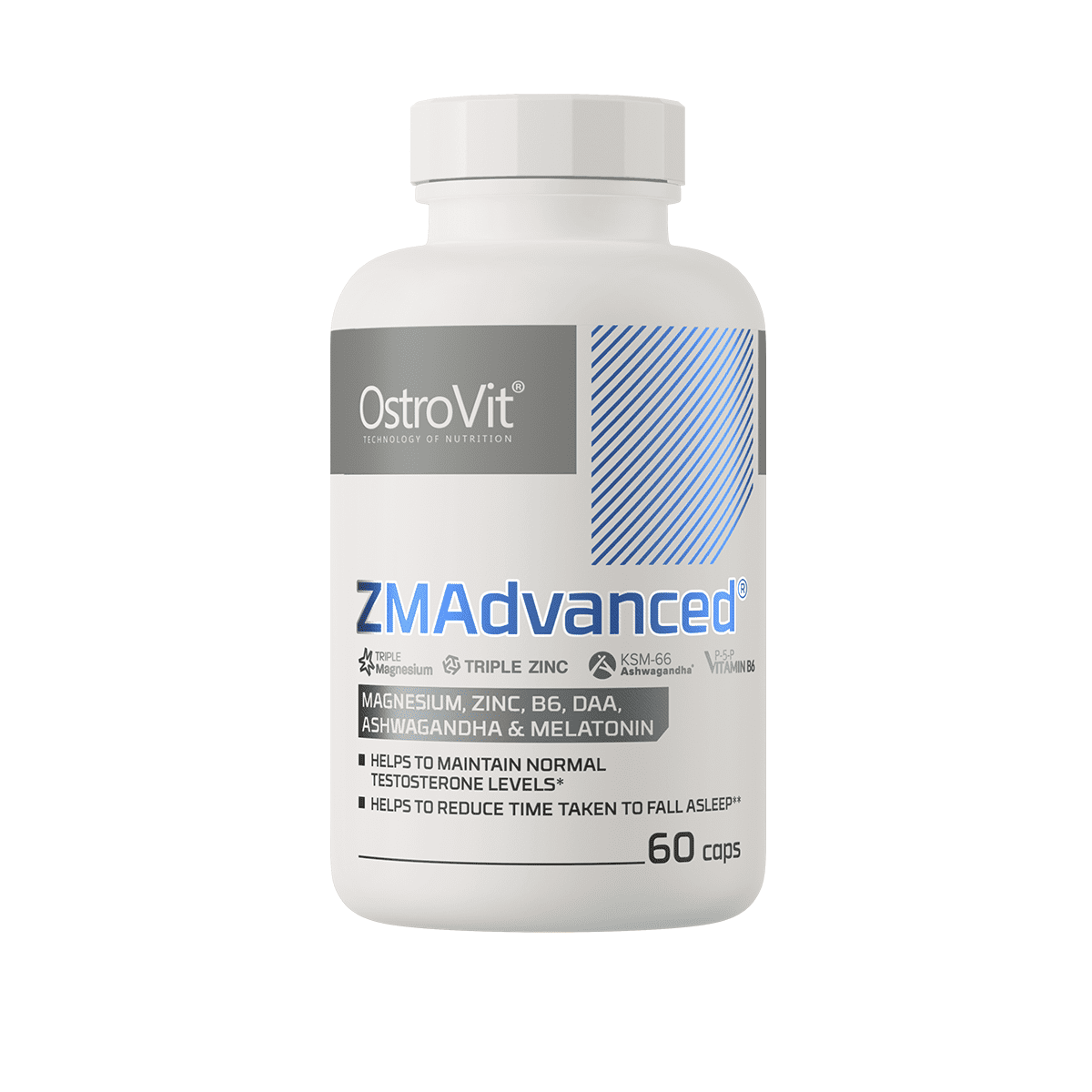 Para dormir, ZMA Advanced con ashwagandha, melatonina, Ostrovit | Lider