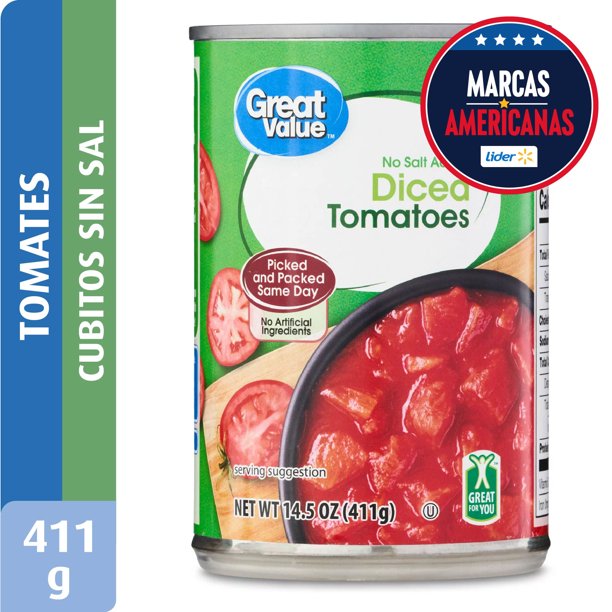 Pasta de Tomates en Cubitos Sin Sal, 411 g | Lider