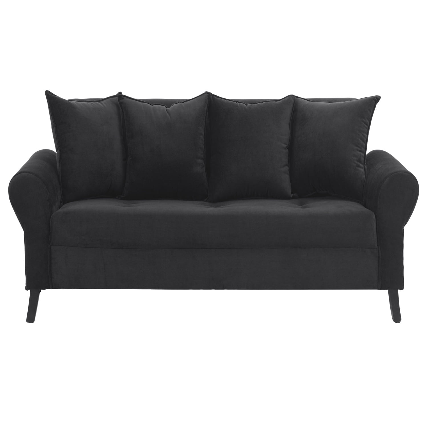 Sofa Lua 3c Felpa 20 Negro | Lider