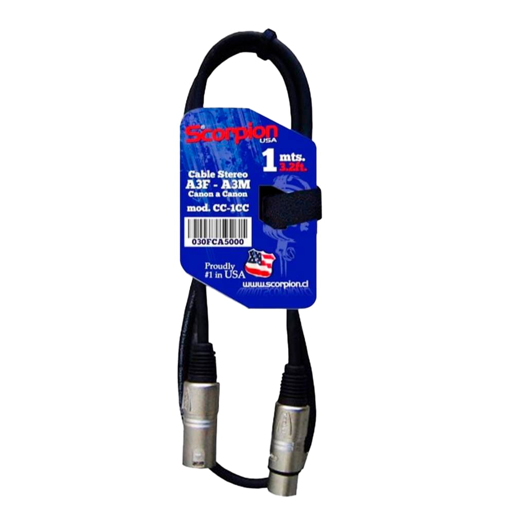 Cable Stereo A3F-A3M Canon a Canon Mod. CC-1CC - PB-L3 | Lider