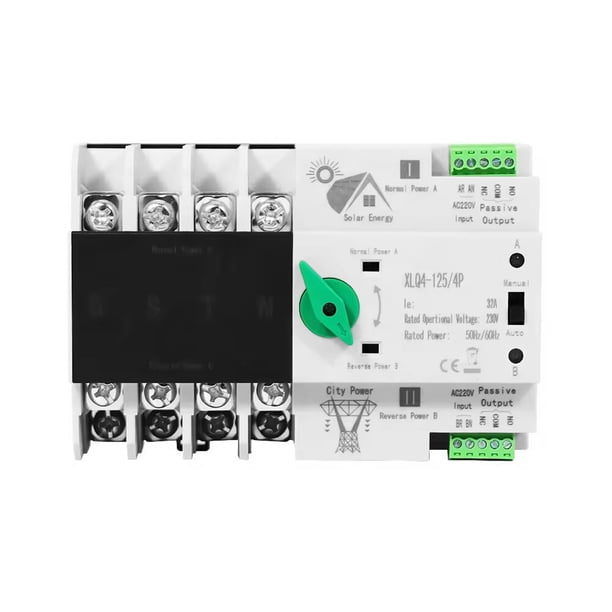 Interruptor Ats Transferencia Automática 4p 32a Trifásico | Lider