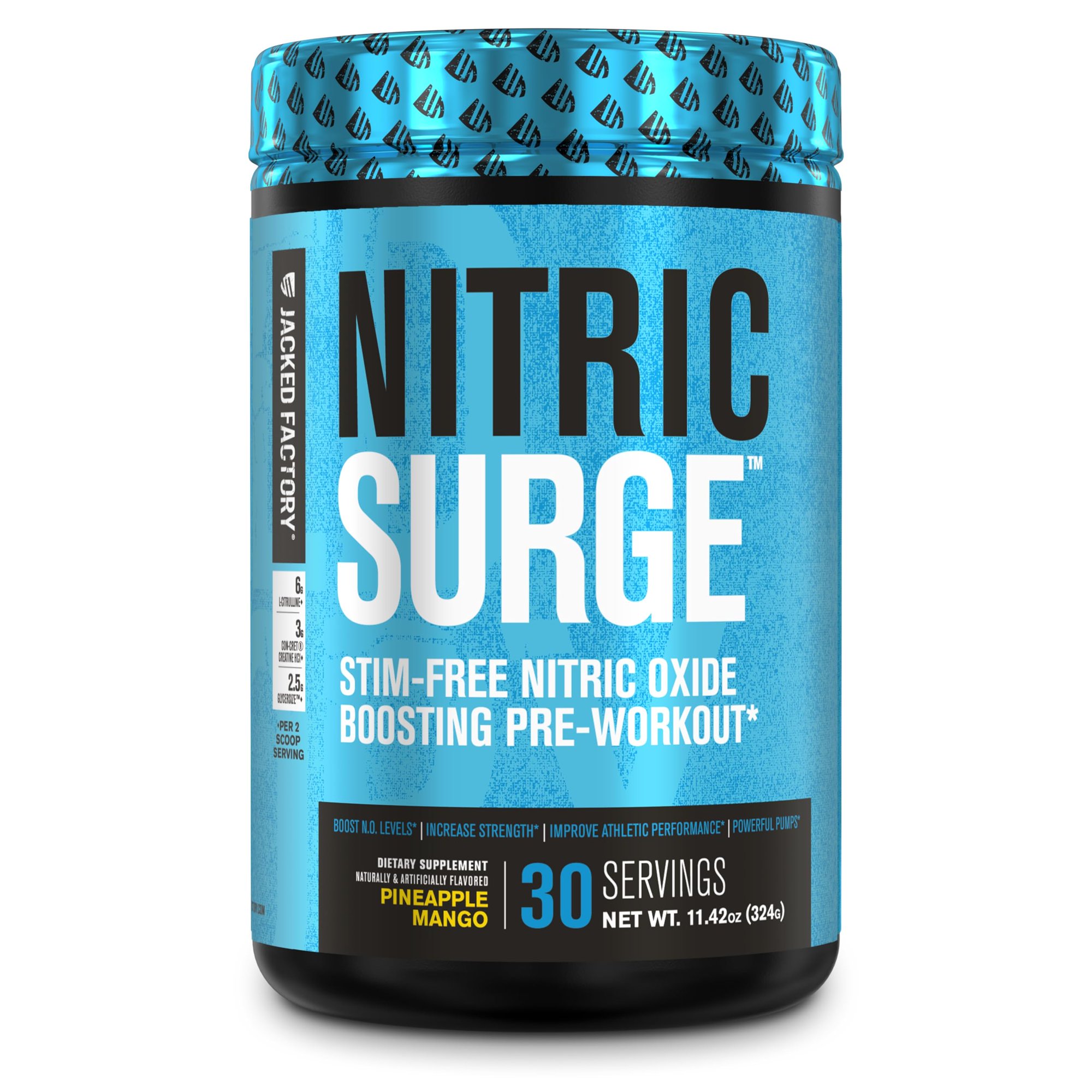 Polvo para antes del entrenamiento Jacked Factory Nitric Surge, 30 ...