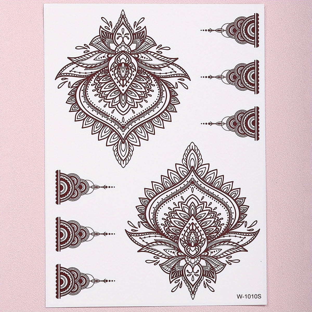 Vintage Vermilion Tattoo Stickers for Hands and Legs - Complicated ...