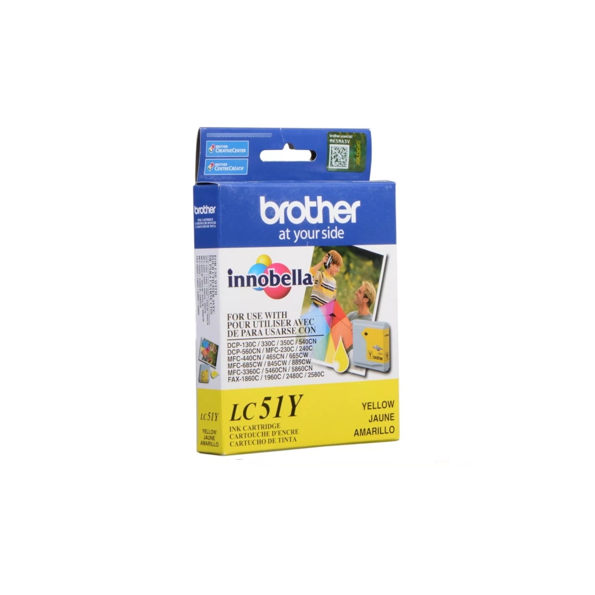 Cartucho Brother LC51 Yellow Original | Lider