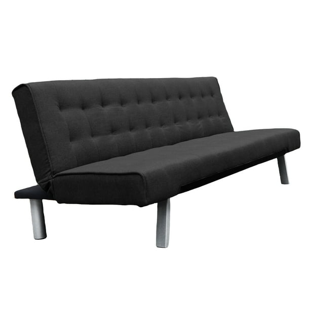 Futón Parker 3 cuerpos 72x178x80 cm Negro | Lider
