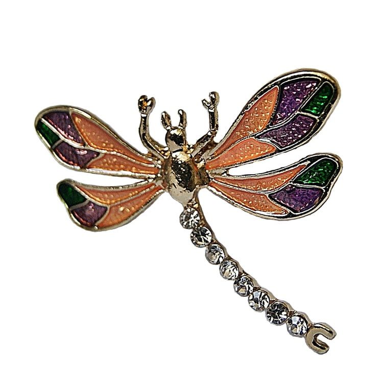 Broche Prendedor Libélula Coral | Lider