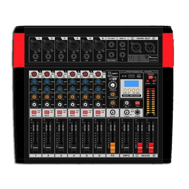 Mezclador Mixer Activo SoundTrack Mix 600 DSP | Lider