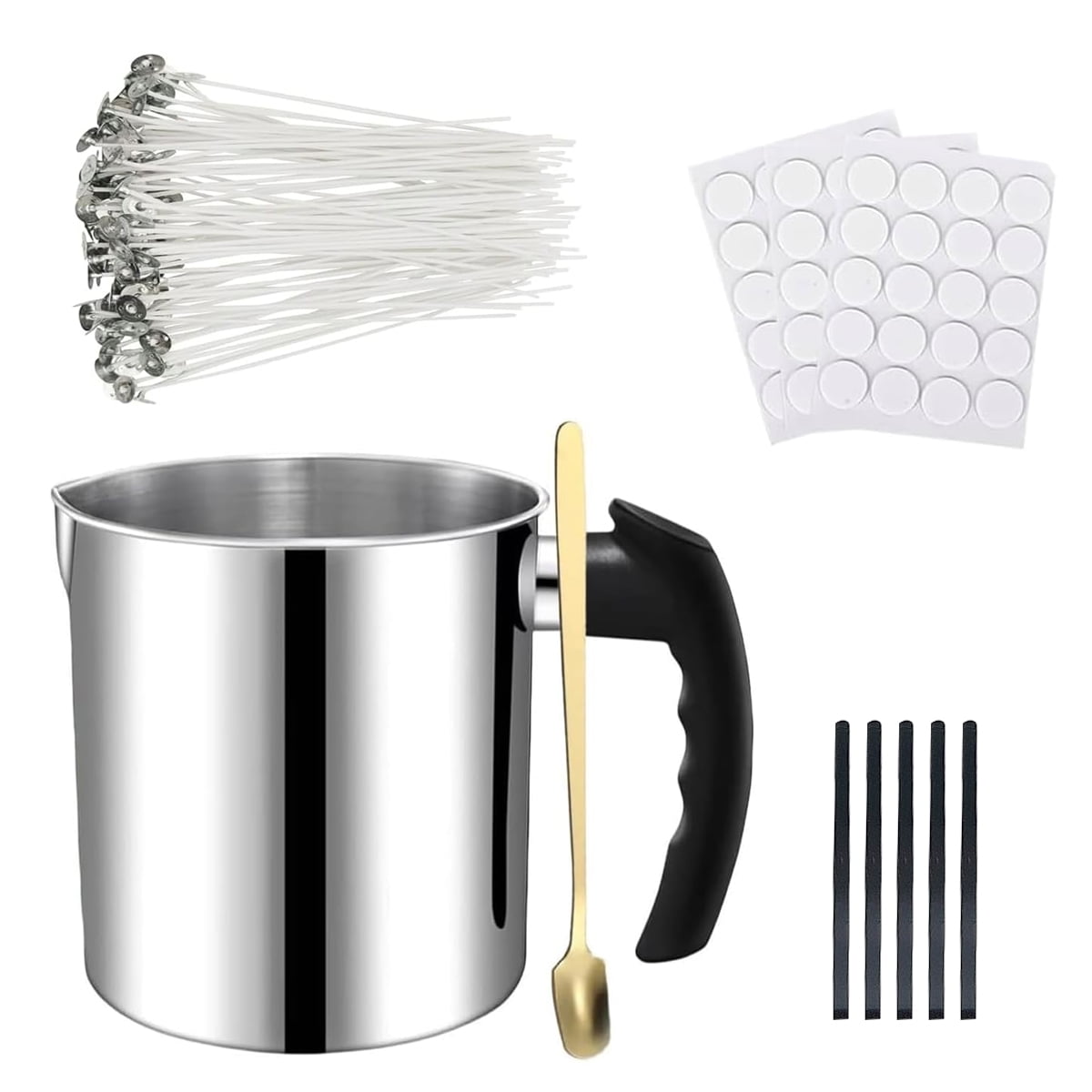 Juego de vasos para derretir cera de 1,2 l Vaso para derretir cera Vela ...