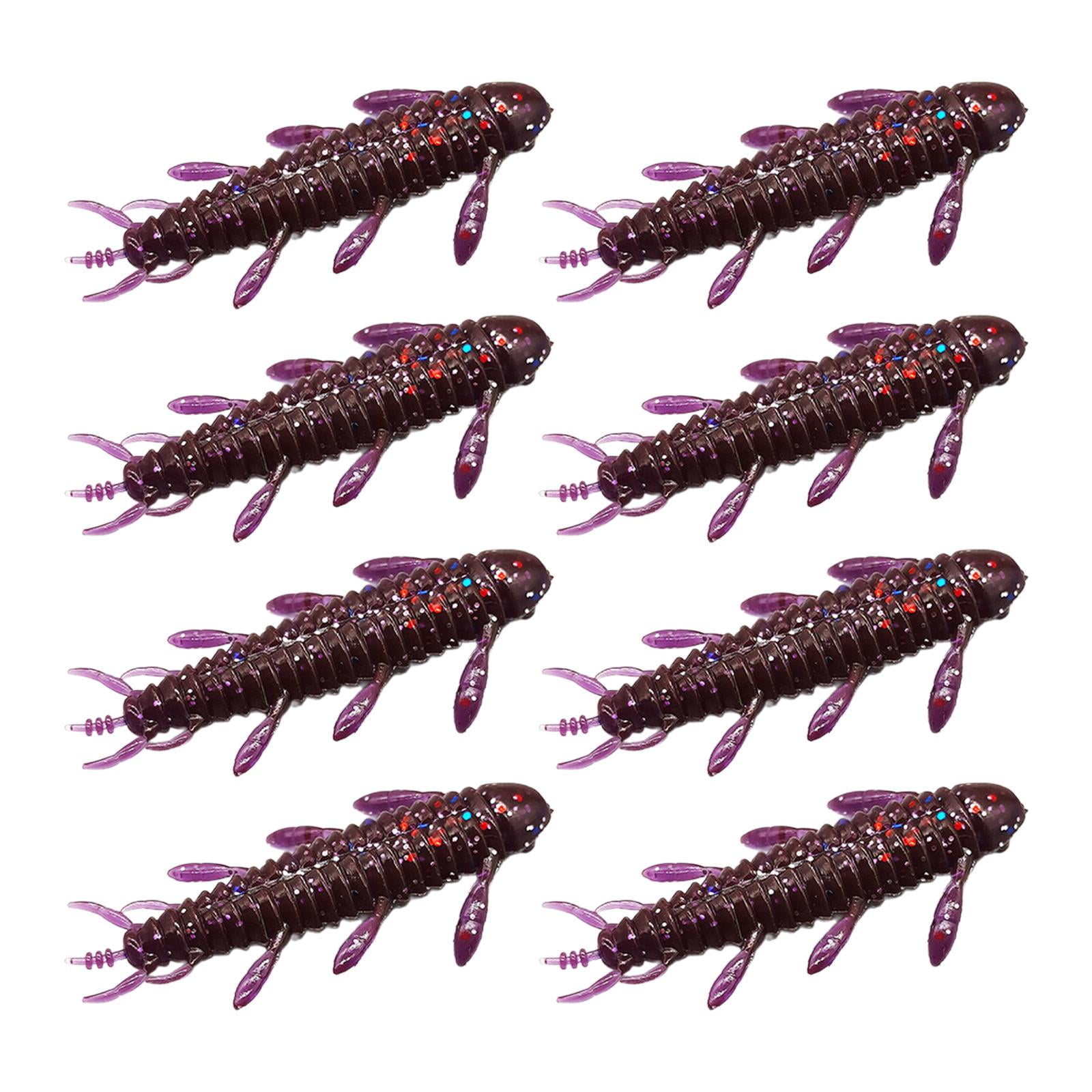 Señuelos De Pesca Blandos, Plantilla De Larva De Gusano Realista ...