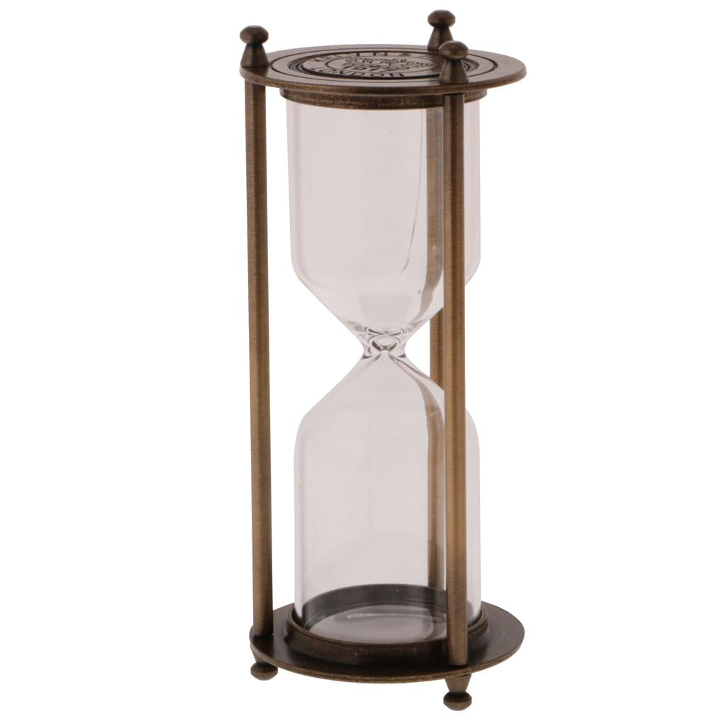 Reloj De Arena Decorativo, Marco De Metal, Bronce | Lider