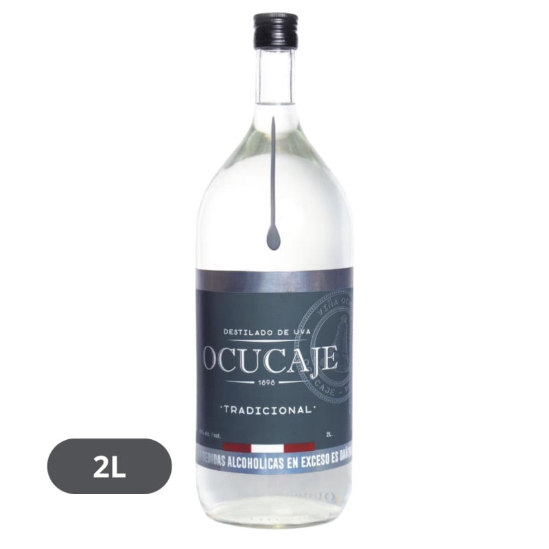 Ocucaje Aguardiente Destilado de Uva Peruano 2 Litros | Lider