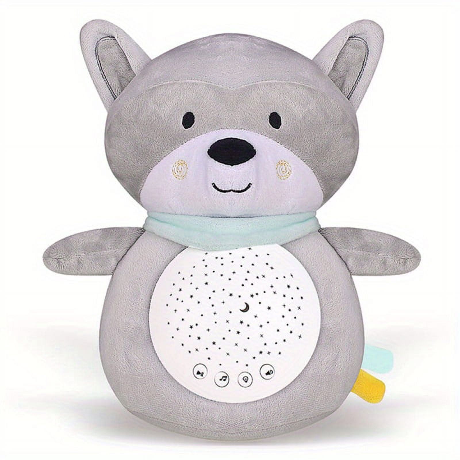 Children's Music Projector, Doll Sleeping Baby Cute Raccoon Plush Doll ...