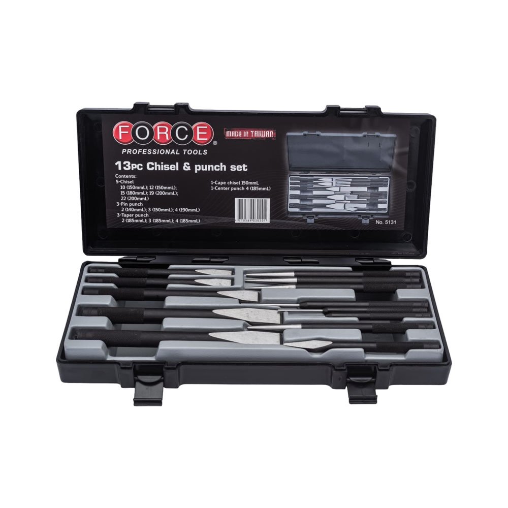 Juego de Cinceles y Botadores Force - 13 piezas | Lider