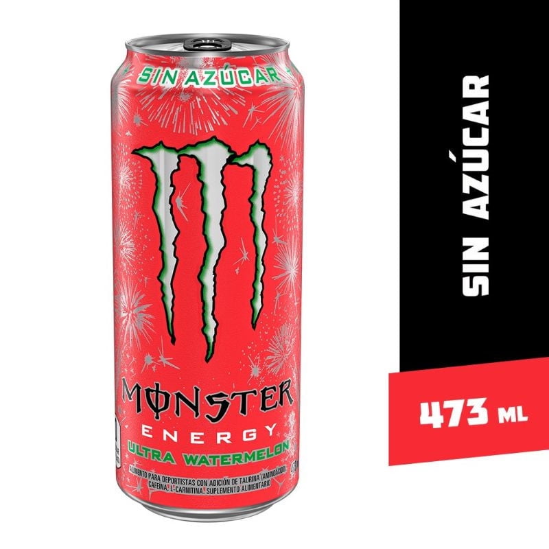 Bebida Energética Ultra Sabor Sandía Lata, 473 ml | Lider