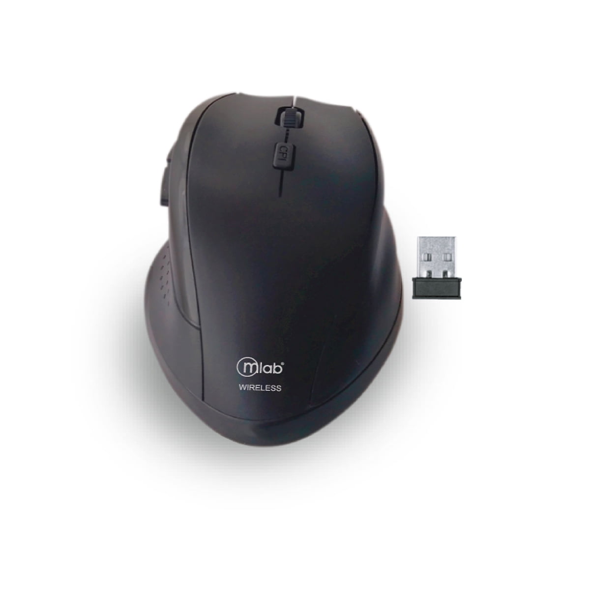 Mouse Mini Inalámbrico 5 Botones-Negro | Lider