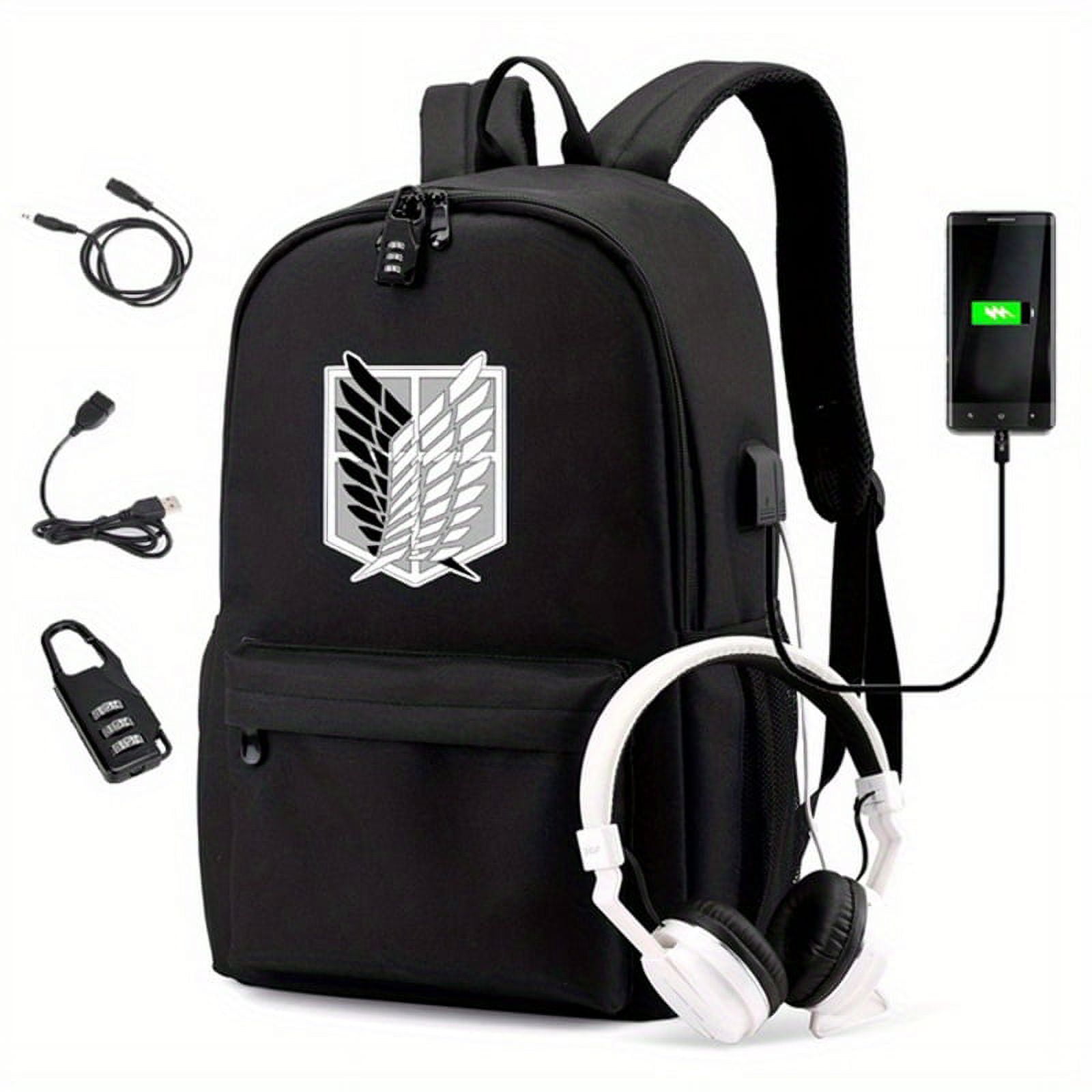 Fashion Laptop Backpack With USB Charging Port, Business Aesthetic ...