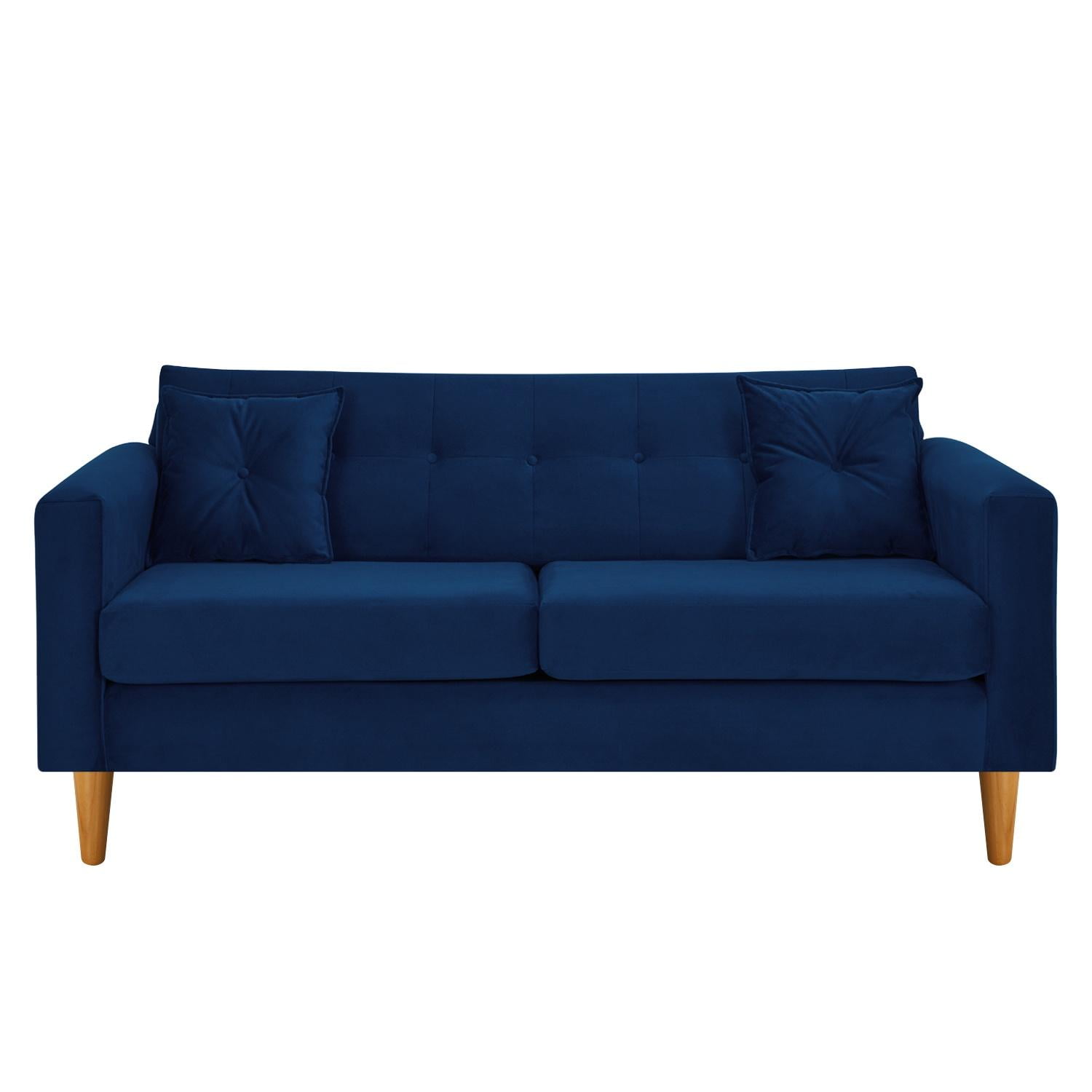 Sofa New Retro 3C Felpa 04 Azul Marino | Lider