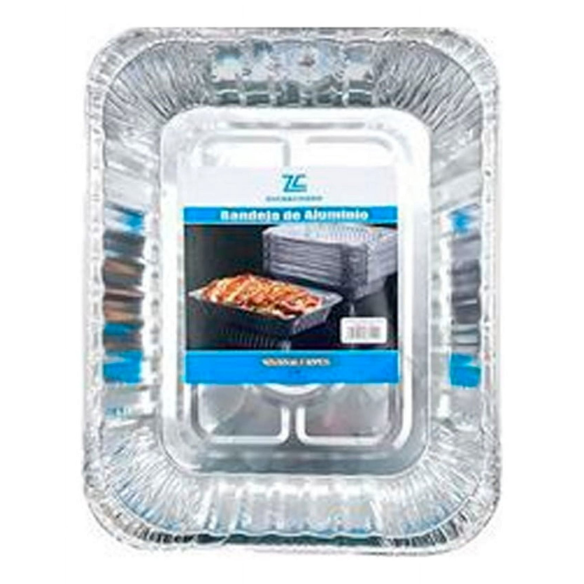 Bandeja De Aluminio rectangular 37x27 Para Hornos Aluminio | Lider