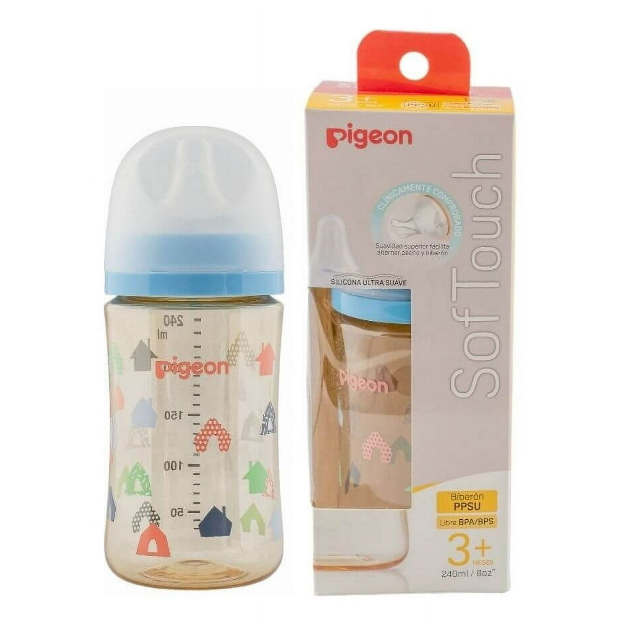 Biberón Softouch Pigeon Ppsu 240ml House | Lider