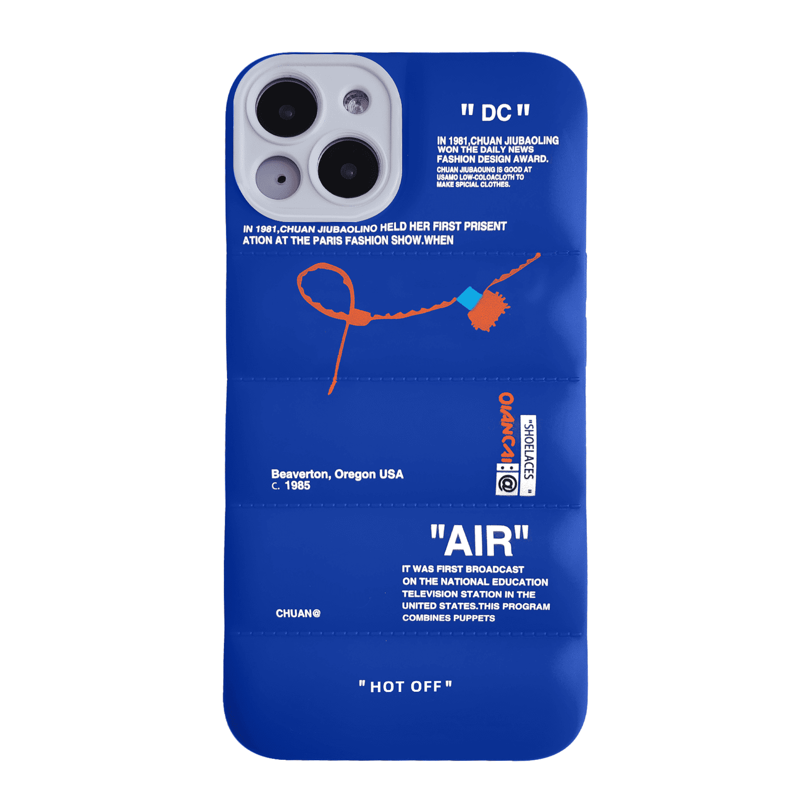 Hot Off Sports Shoes Brand Phone Puffer Case Puffy Cover Sneakers Ins ...