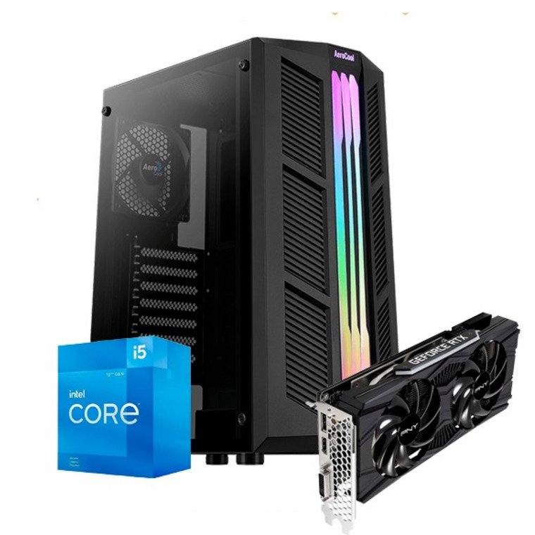 PC Gamer Intel Core i5- 12400F - RTX 2060 6GB - RAM 16 GB - SSD 500 GB M.2 - WIFI - Windows 11 ...