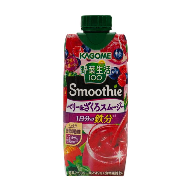 Batido Frutos Rojos Granada Vegetable Life 100 Kagome 330 Ml | Lider