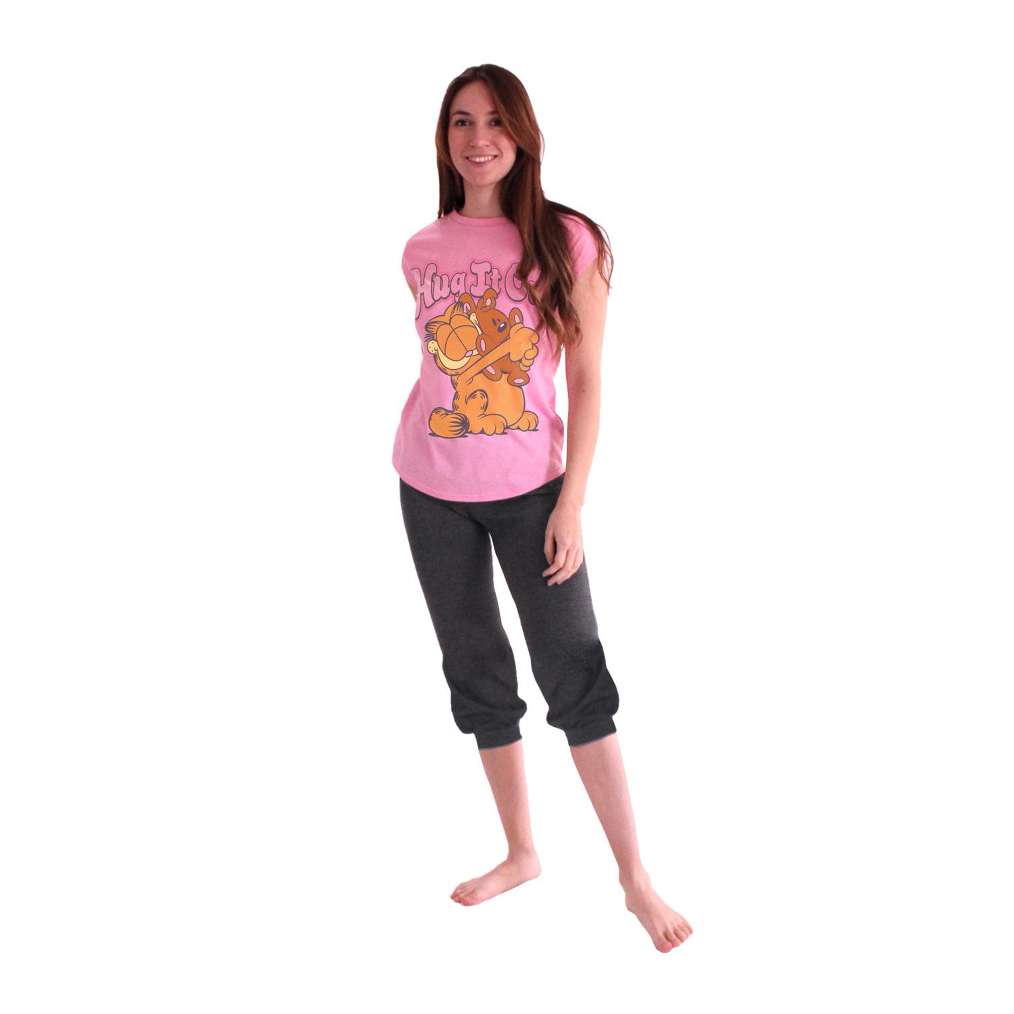 Pijama Mujer Garfield rosa M | Lider