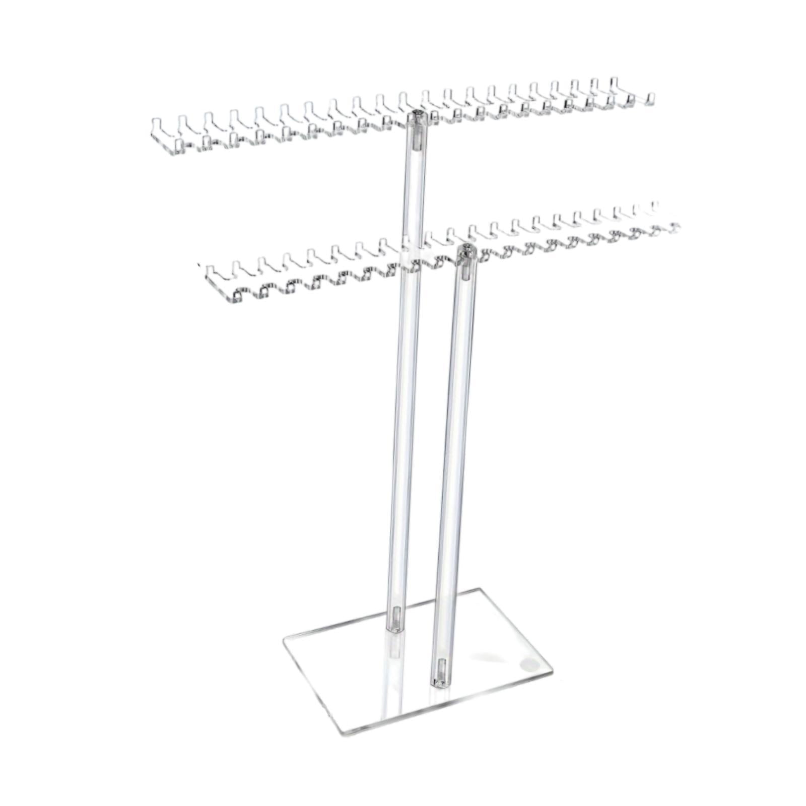 Organizador De Collares Con Base Soporte De Acrílico Simple Para ...