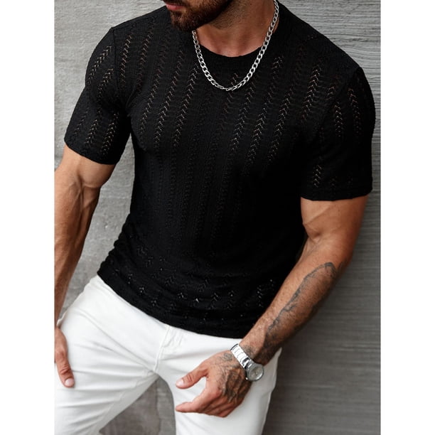 Polera Hombre Manga Corta Hilo Tejida Estilo Casual 0282 | Lider