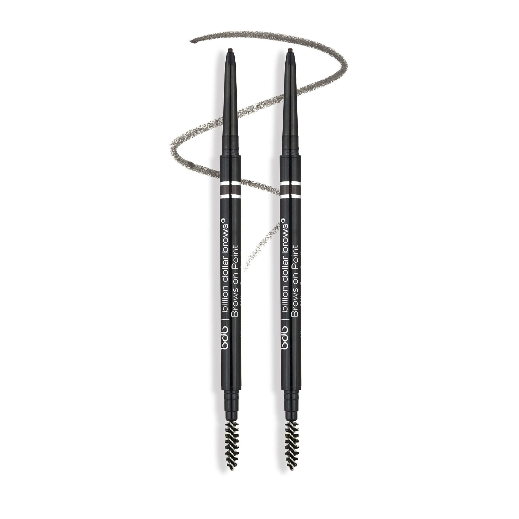 Lápiz para cejas Billion Dollar Brows Micro Raven de doble punta ...