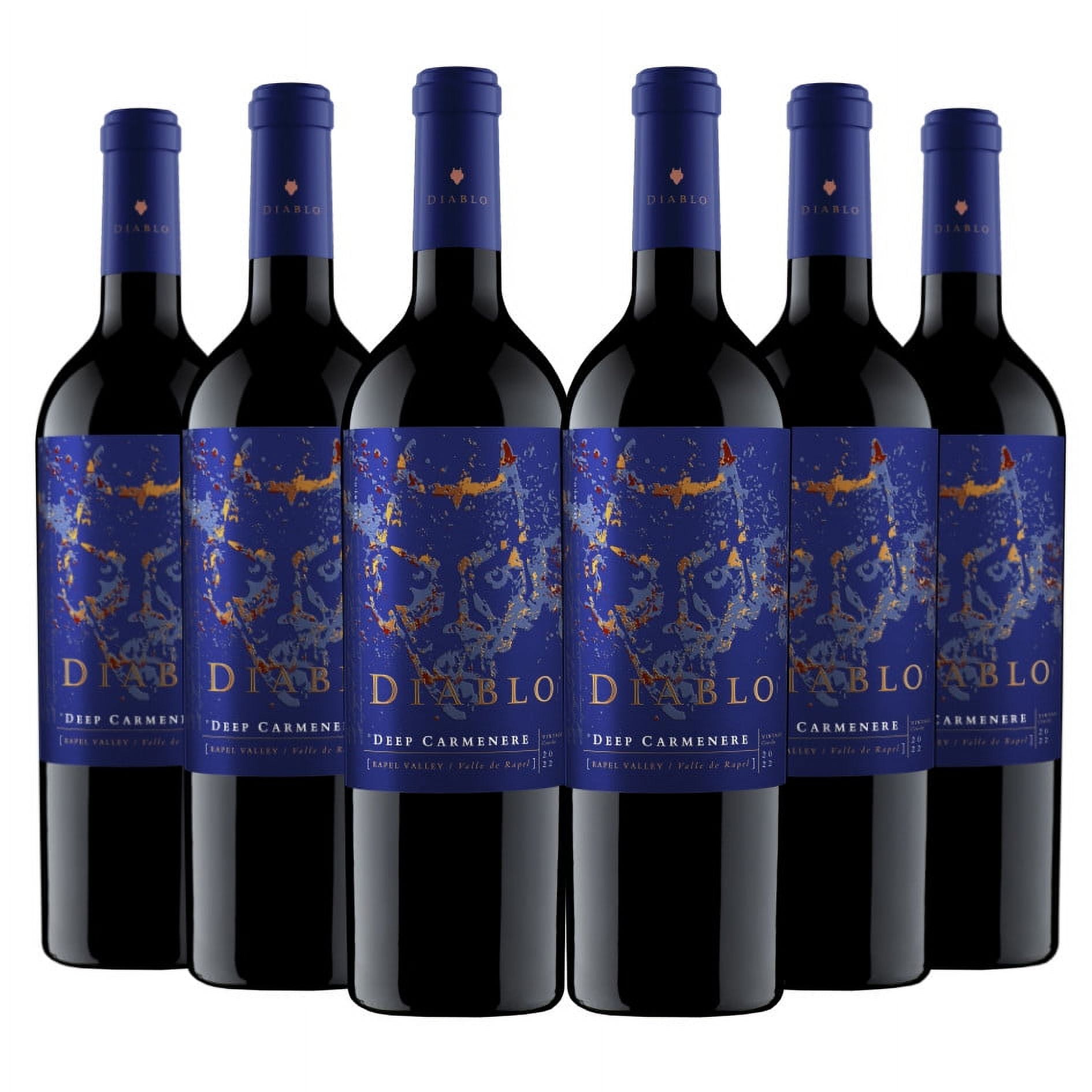 6 Vinos Diablo Deep Carmenere , 750 ml, 13.5% | Lider